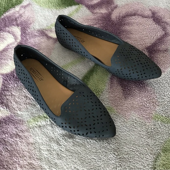 Seychelles | Shoes | Seychelles Petunia Laser Cut Perforated Flats ...